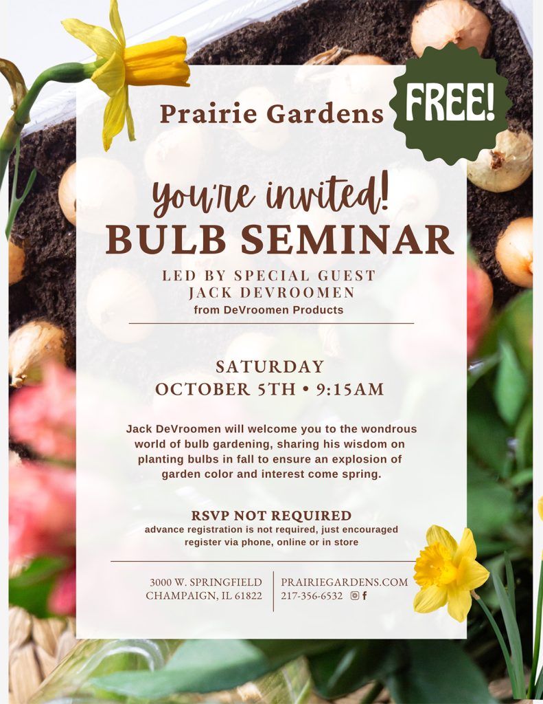 Bulb Seminar with Special Guest Jack DeVroomen | Prairie Gardens ...